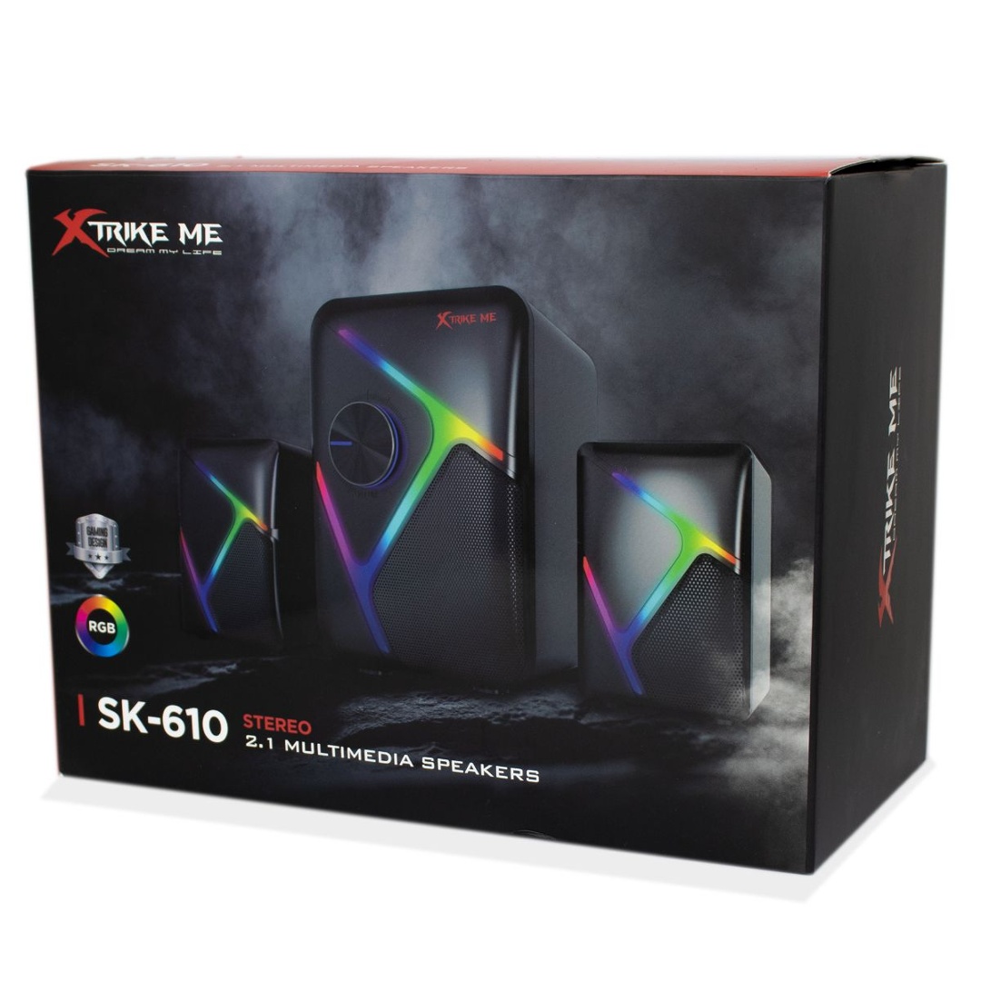 PARLANTE XTRIKE ME 2.1 SK-610 Electrónica Informática